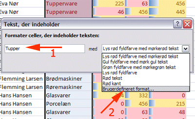 Betinget formatering